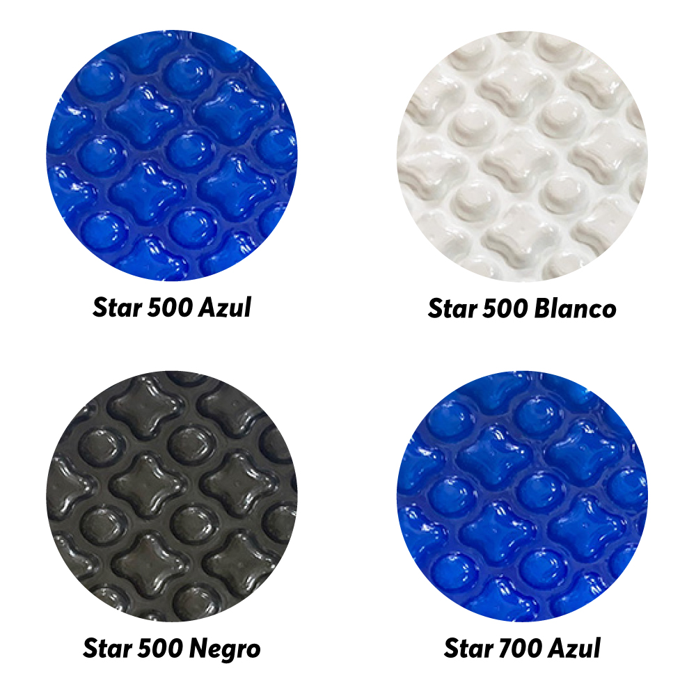 Acuabubble STAR | Manta térmica con burbuja STAR a medida